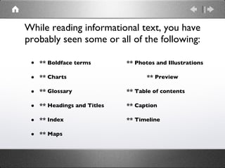 Text features | PPT