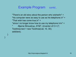 Text field and textarea | PPT
