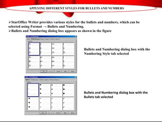 Creating Bullets and Numbered List - R.D.Sivakumar | PPTX