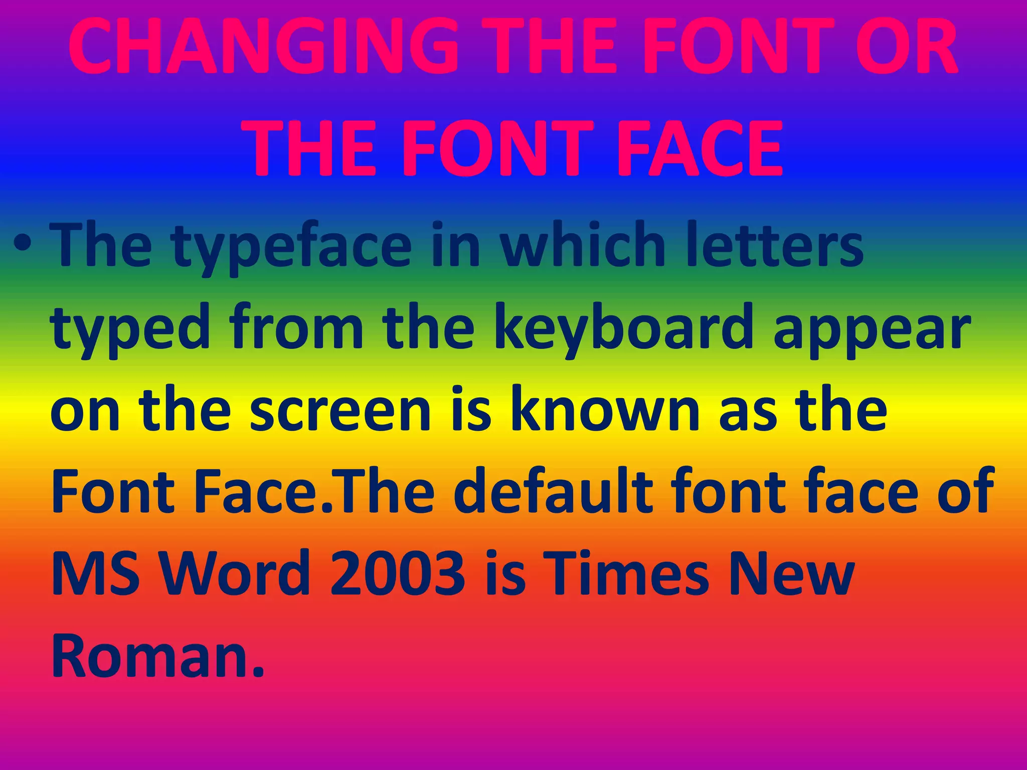 Text formatting in ms word ppt | PPTX