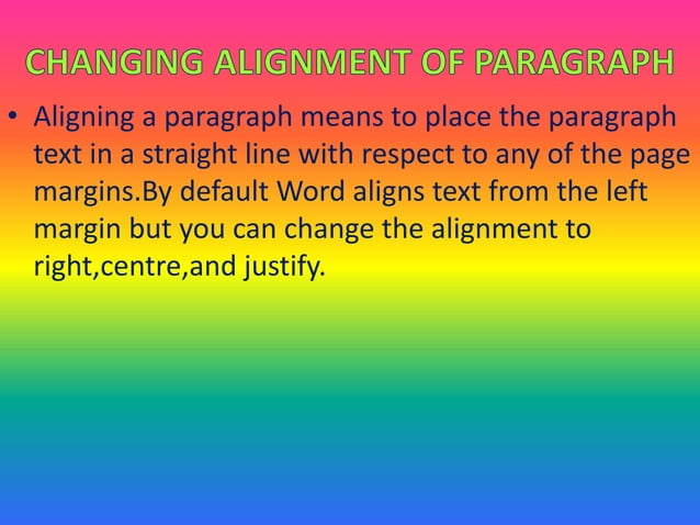 Text formatting in ms word ppt | PPTX