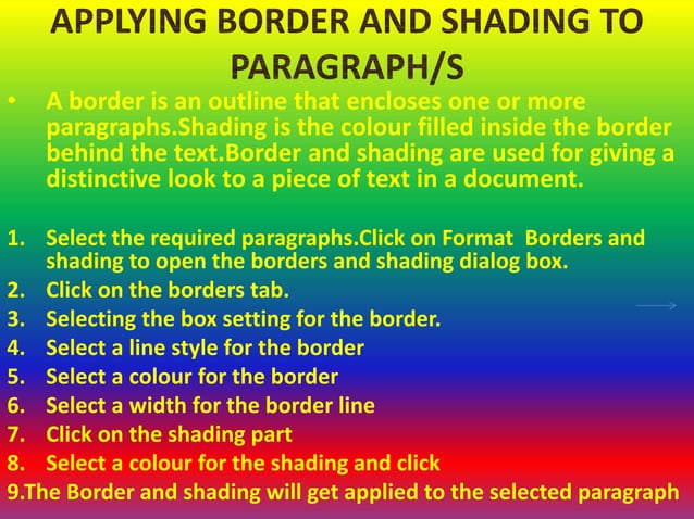 Text formatting in ms word ppt | PPTX