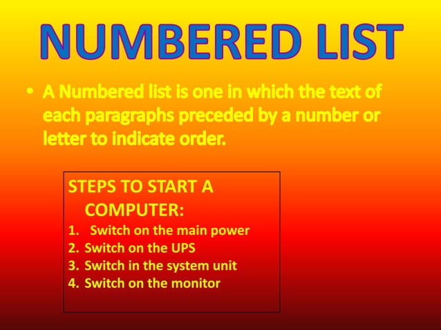 Text formatting in ms word ppt | PPTX