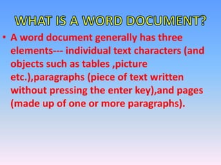 Text formatting in ms word ppt | PPTX