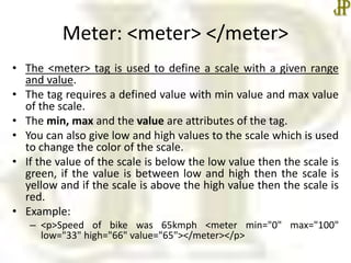HTML Text formatting tags | PPTX