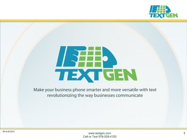Introduction to TextGen | PPT | Email | Internet