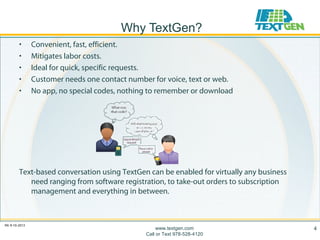 Introduction to TextGen | PPT