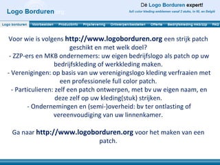 Patch Maken | PPT