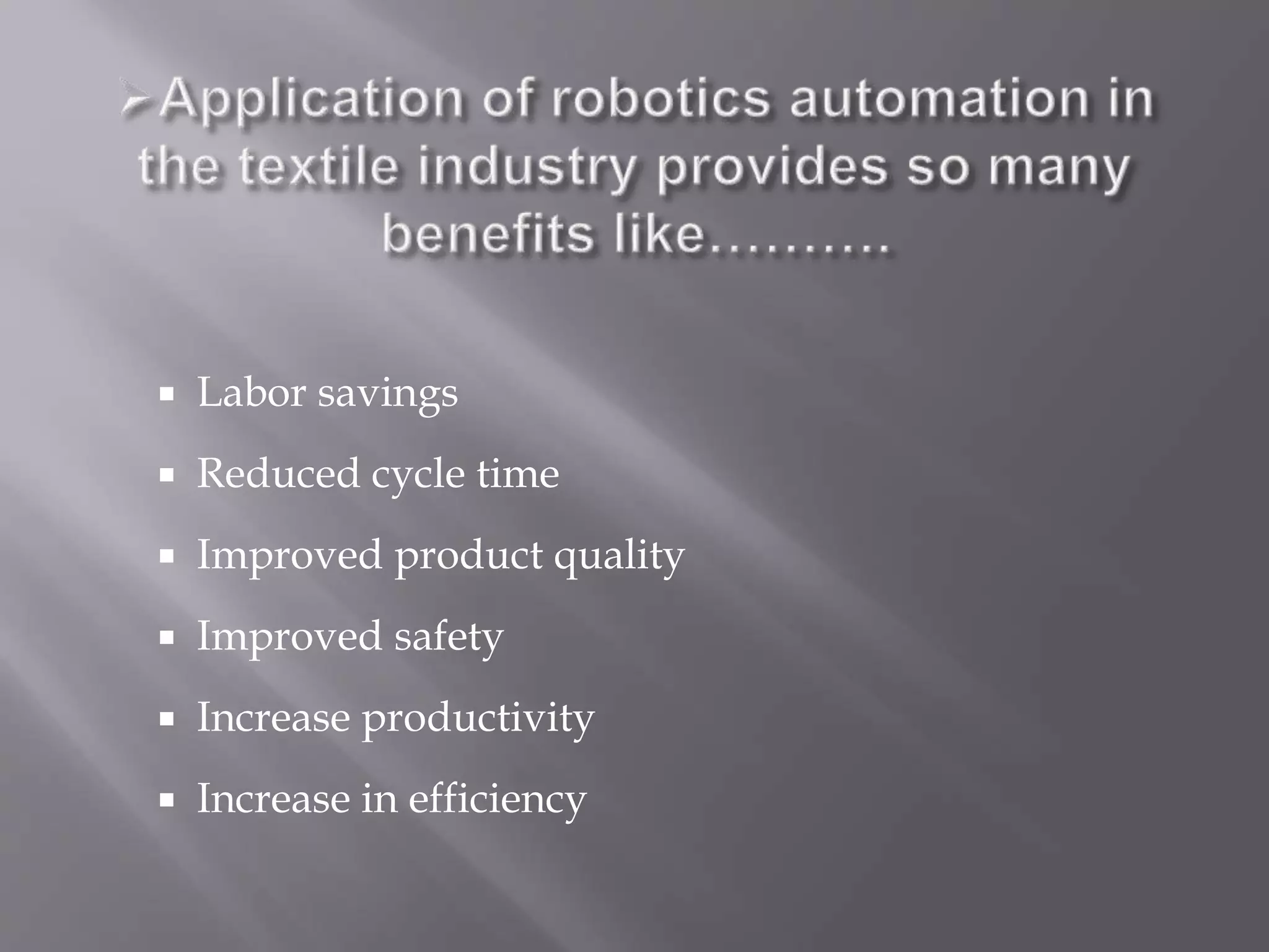Textile robots | PPTX