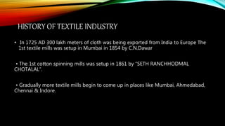 Textile industry | PPTX