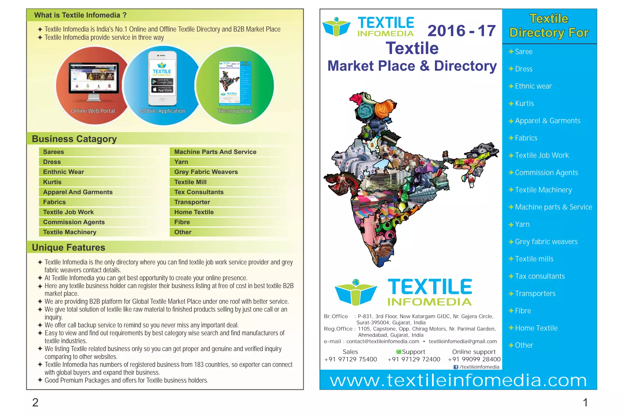 Textile Directory portal in India | PDF | Apparel Industry | Industries