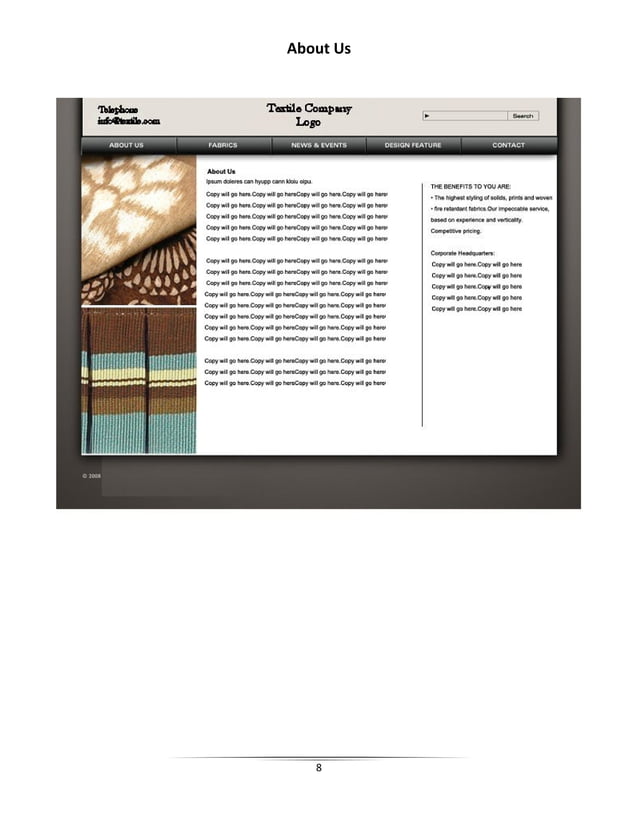 Textile Storyboard Version 3 Guru | PDF | Web Design and HTML | Internet
