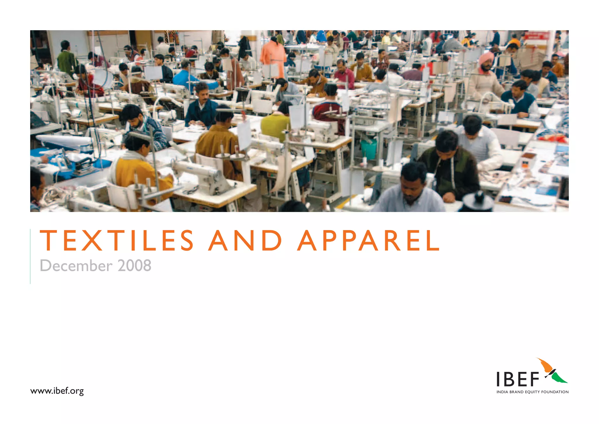 Indian Textile Industry Presentation 010709 | PDF