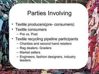 Textile and clothing recycling | PPT