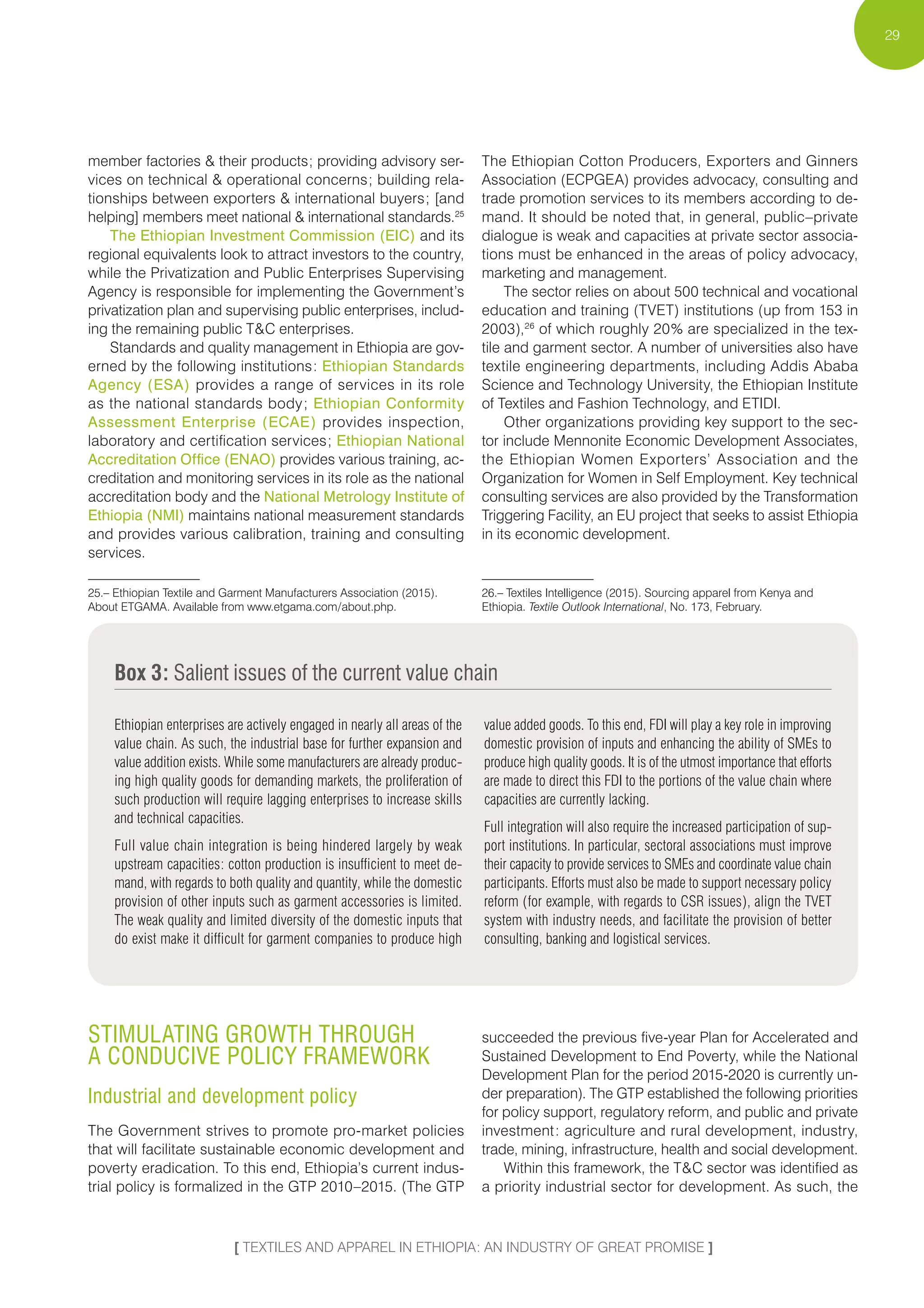 Textile and clothing value chain roadmap to 2020 | PDF