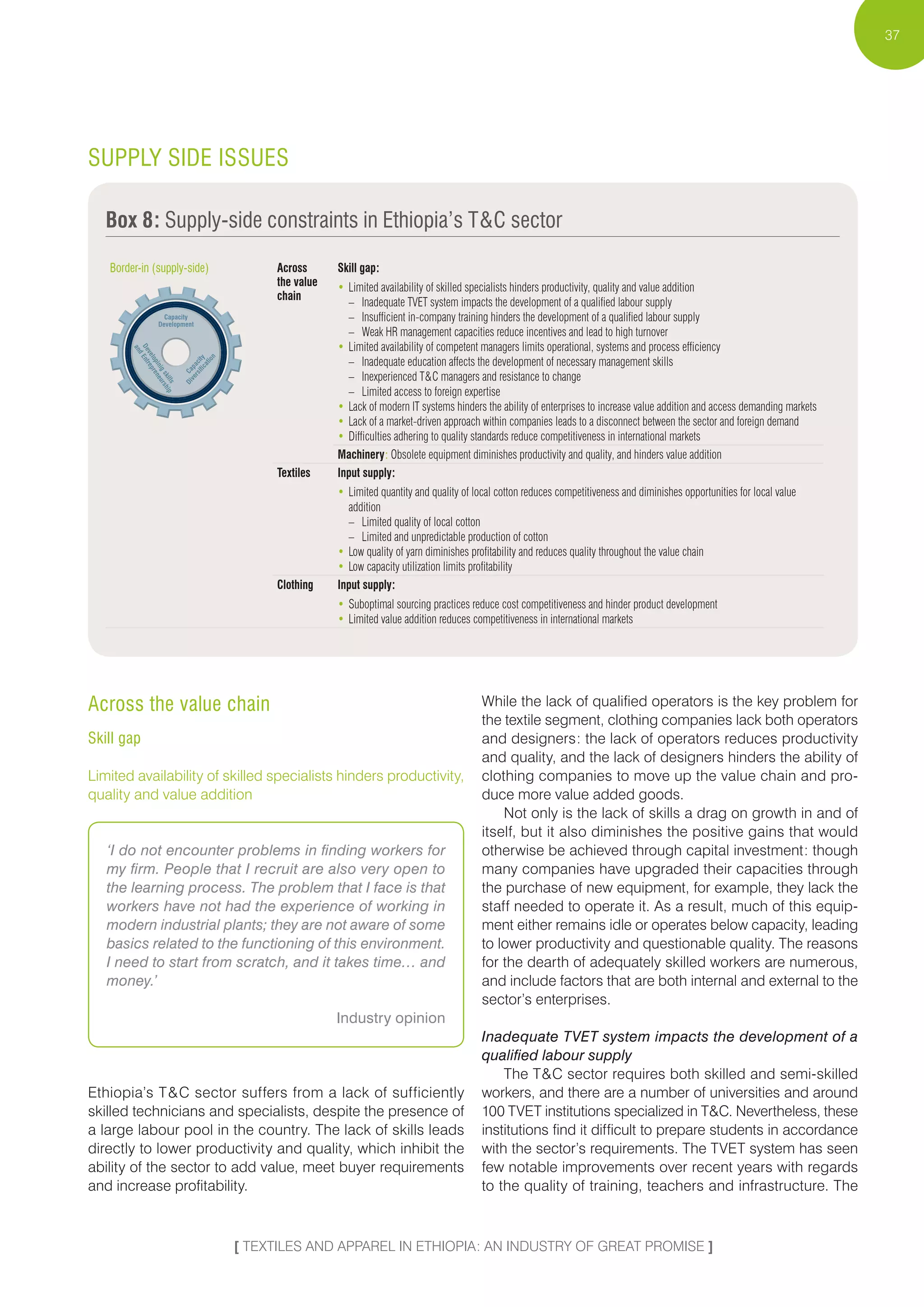 Textile and clothing value chain roadmap to 2020 | PDF