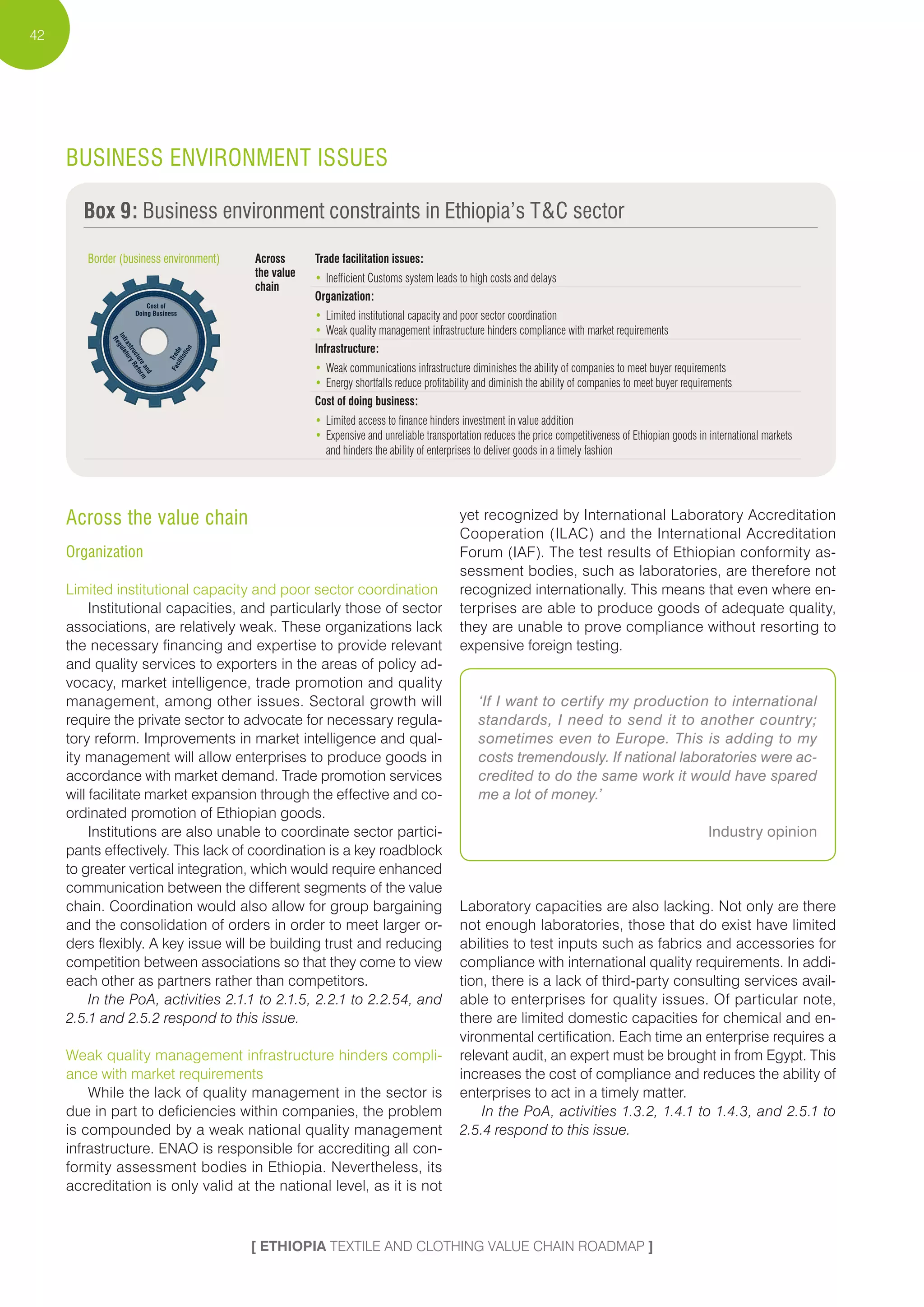 Textile and clothing value chain roadmap to 2020 | PDF