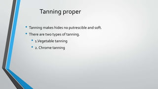 Textile and tanning industry waste | PPT