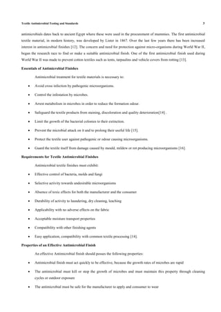 Textile antimicrobial-testing | PDF