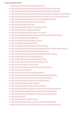 Textile Apex Blog Site Map | PDF | Needlework | Arts and Crafts