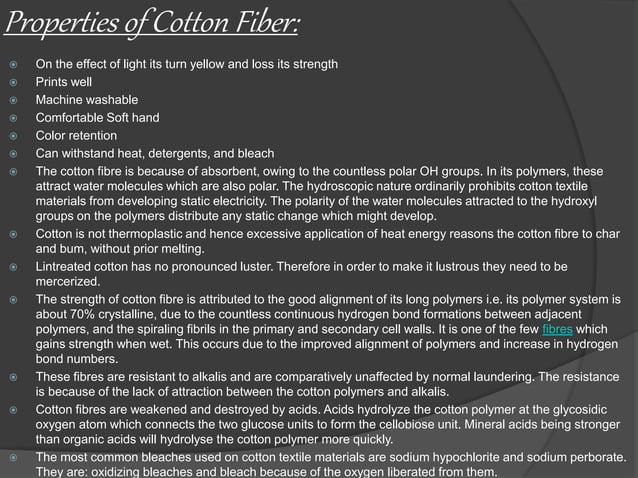 Properties and Uses of fiber | PPTX