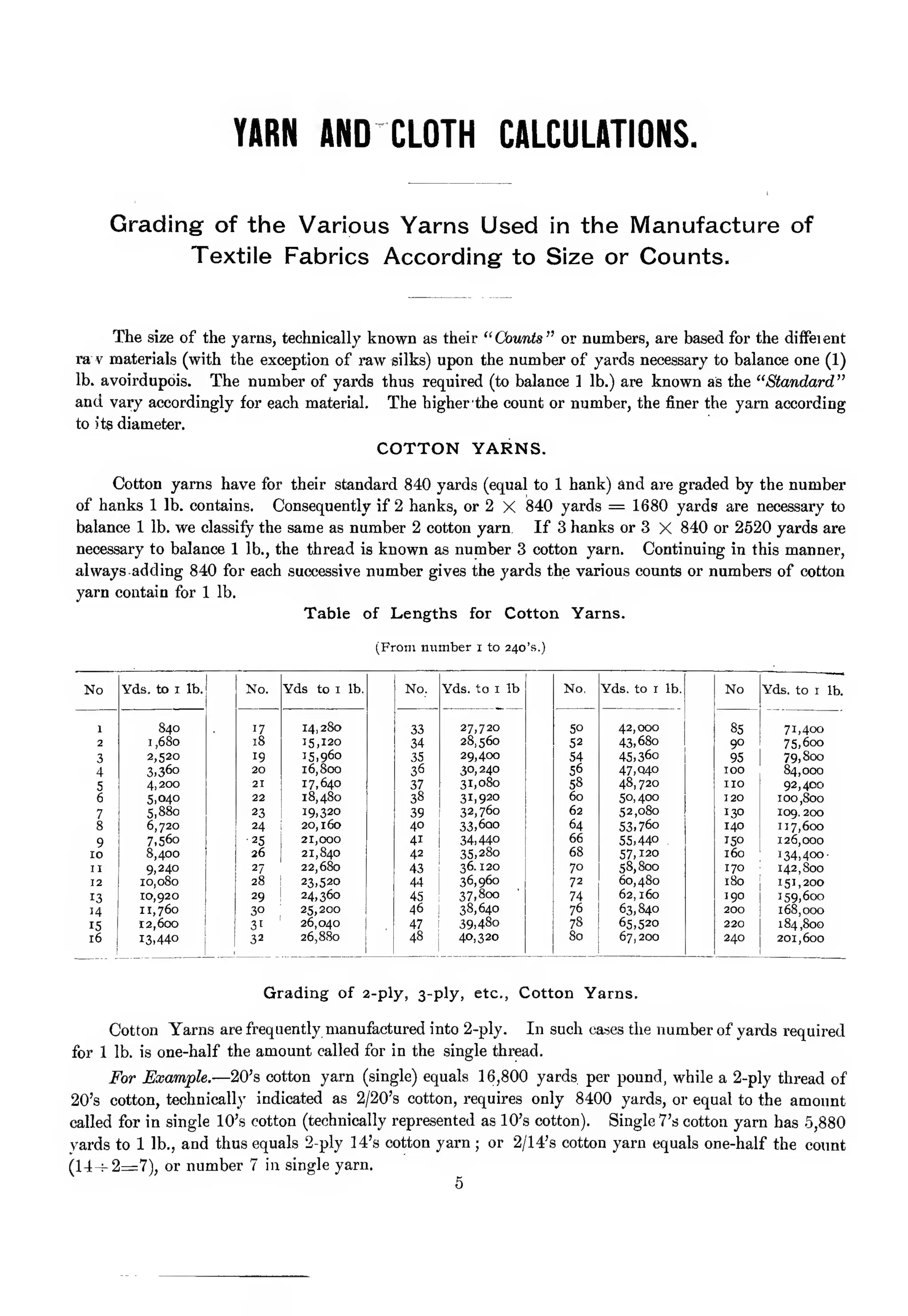 Textile Calculation.pdf,Textile Calculation | PDF