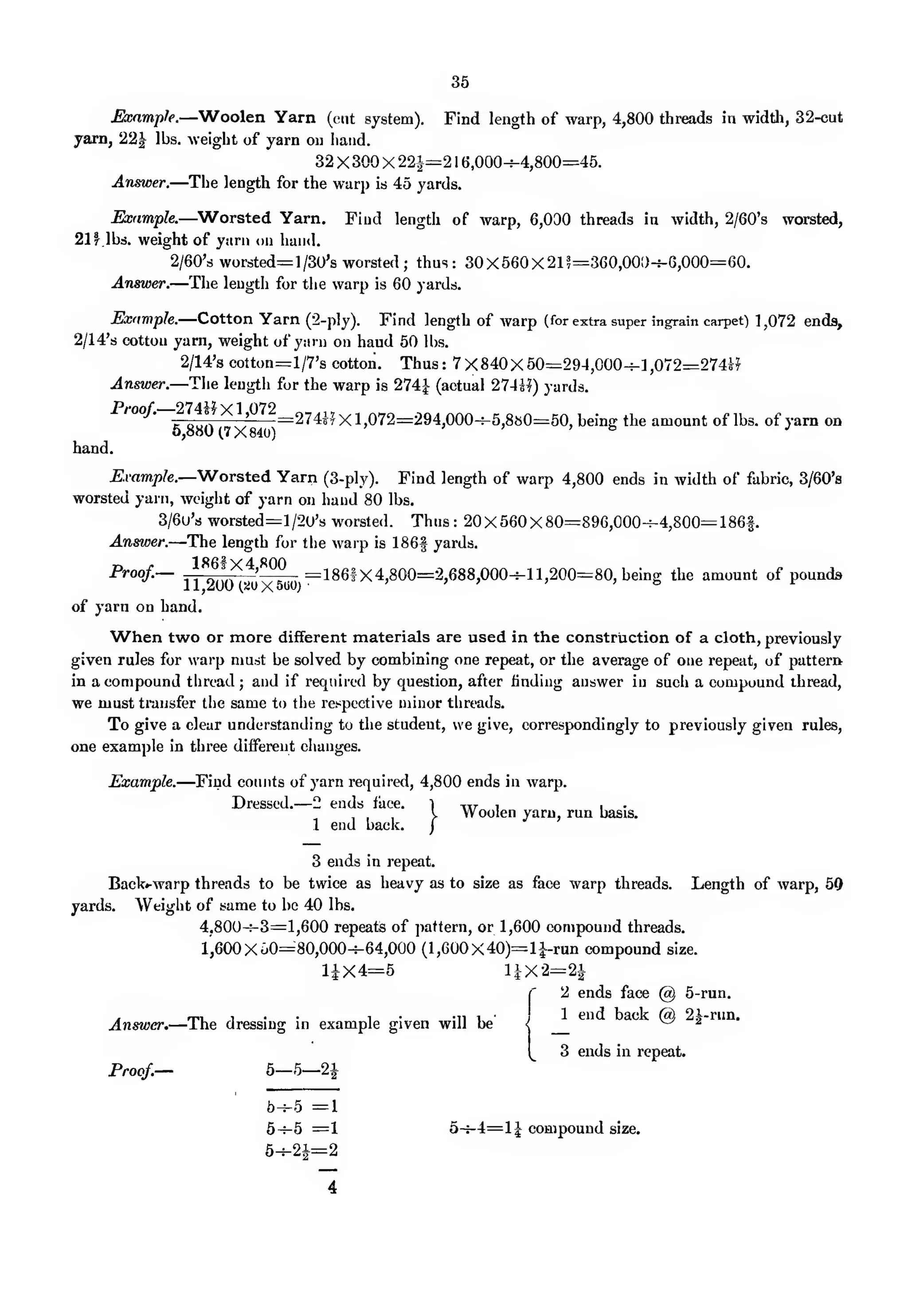 Textile Calculation.pdf,Textile Calculation | PDF