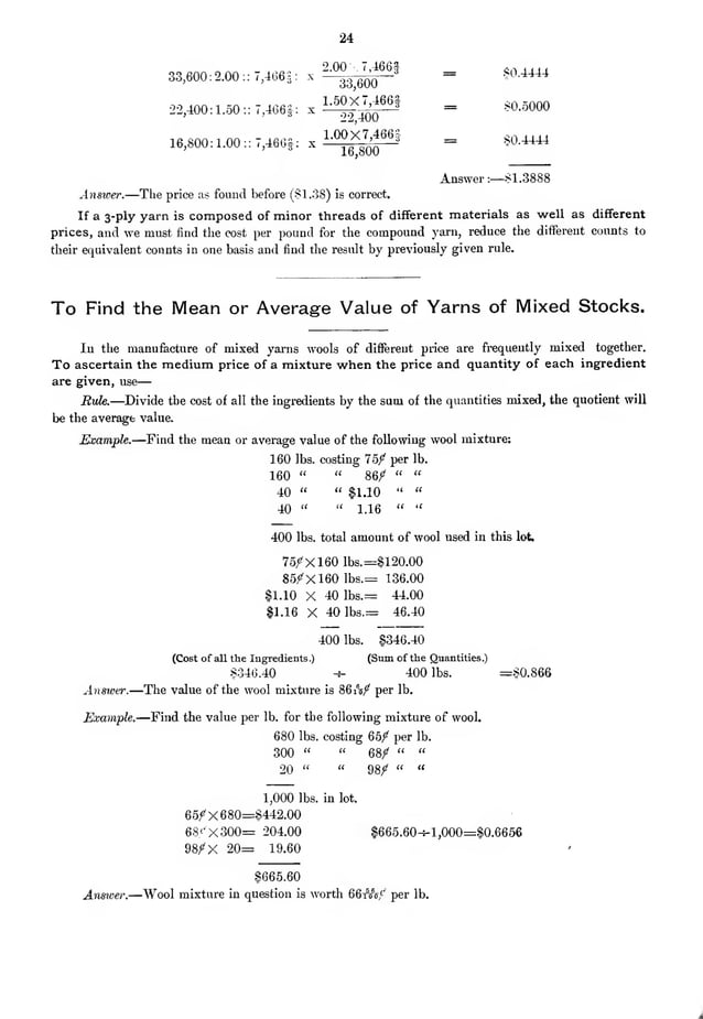 Textile Calculation.pdf,Textile Calculation | PDF