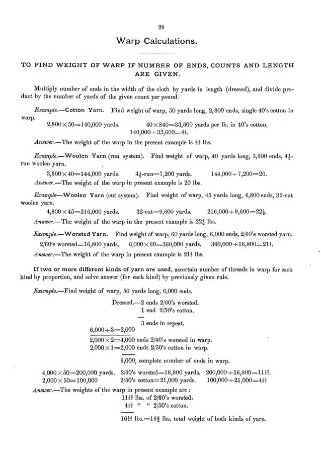 Textile Calculation.pdf,Textile Calculation | PDF