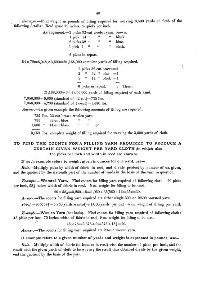 Textile Calculation.pdf,Textile Calculation | PDF