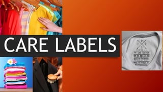 Textile care labels ppt | PPTX