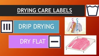 Textile care labels ppt | PPTX