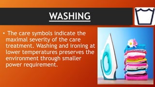 Textile care labels ppt | PPTX