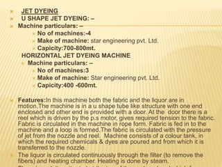 Textile chemical processing | PPTX