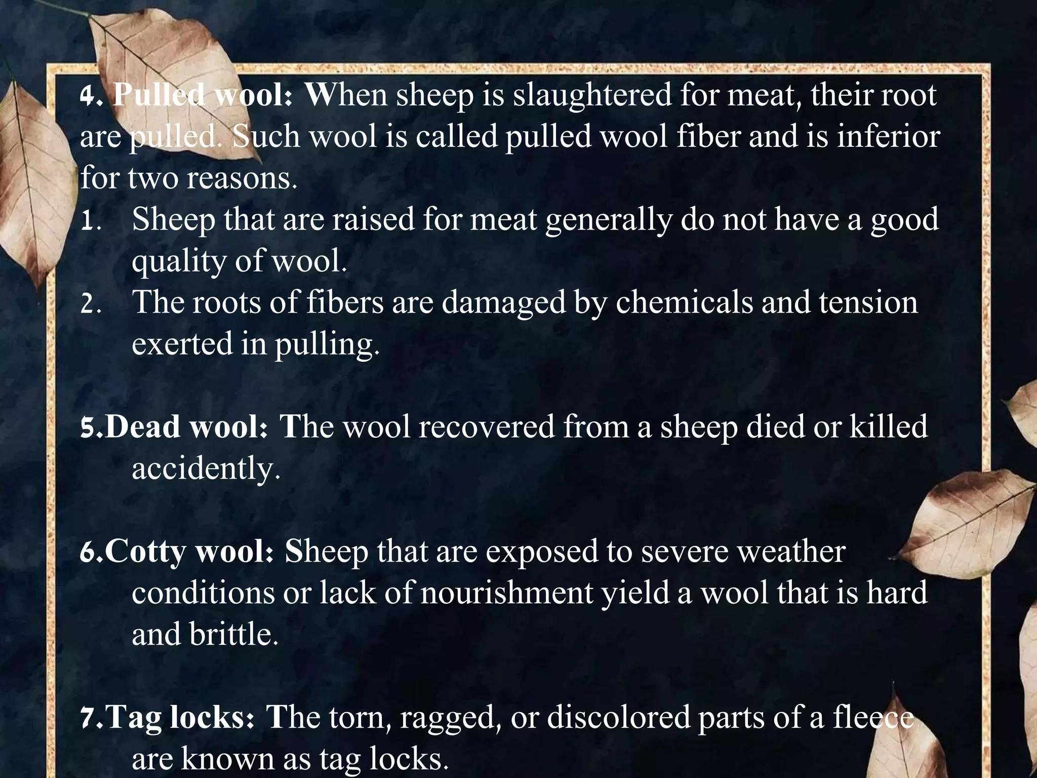 wool: introdction,origin and histrory, process, types, classification ...