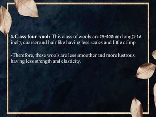wool: introdction,origin and histrory, process, types, classification ...