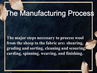 wool: introdction,origin and histrory, process, types, classification ...
