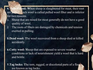wool: introdction,origin and histrory, process, types, classification ...