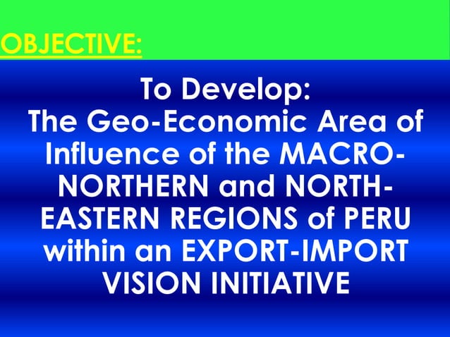 LAMBAYEQUE REGION TEXTILE CLUSTER ( PERU) - BIOCEANIC PERUVIAN ...