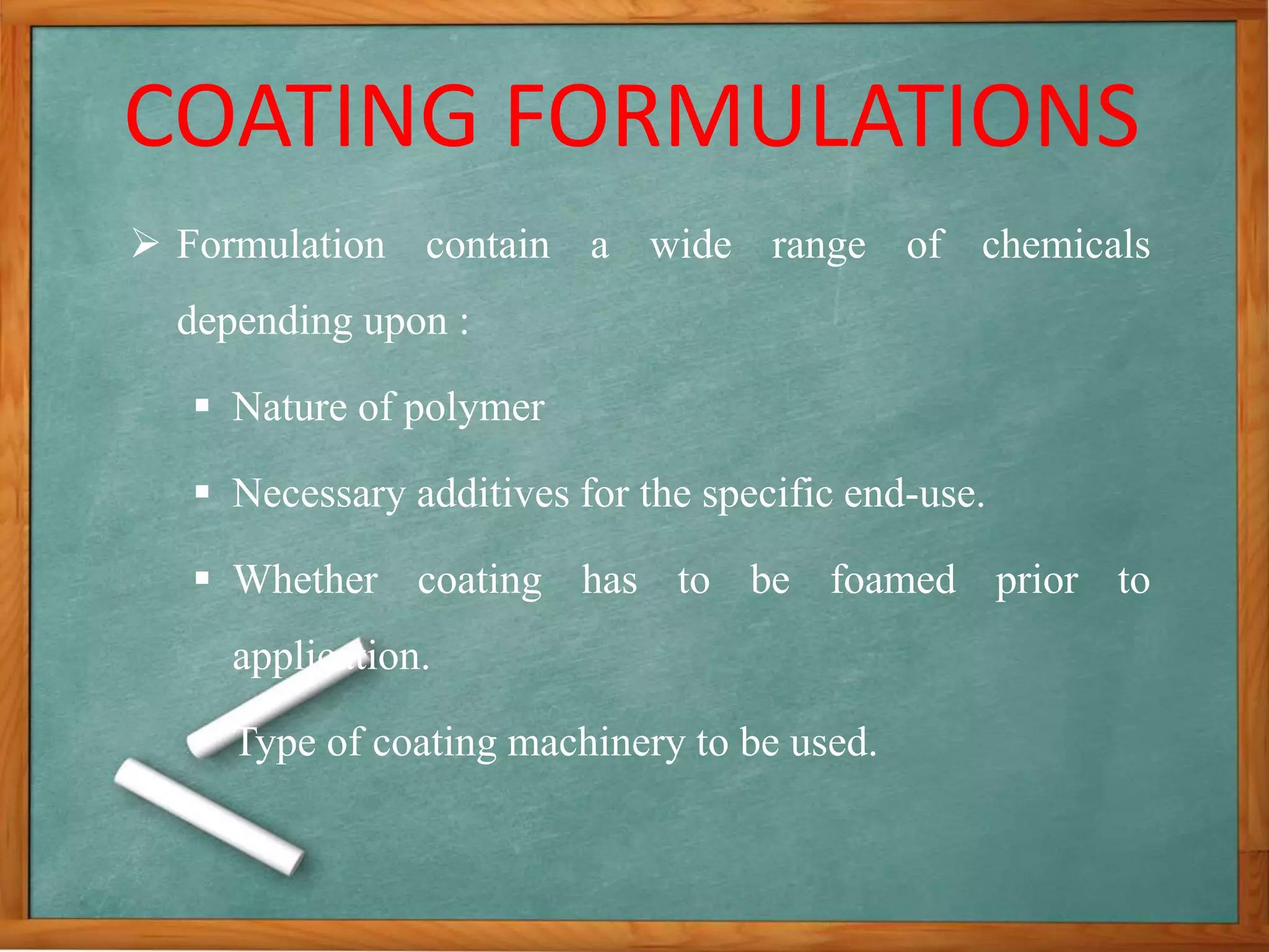 Textile coating | PPTX