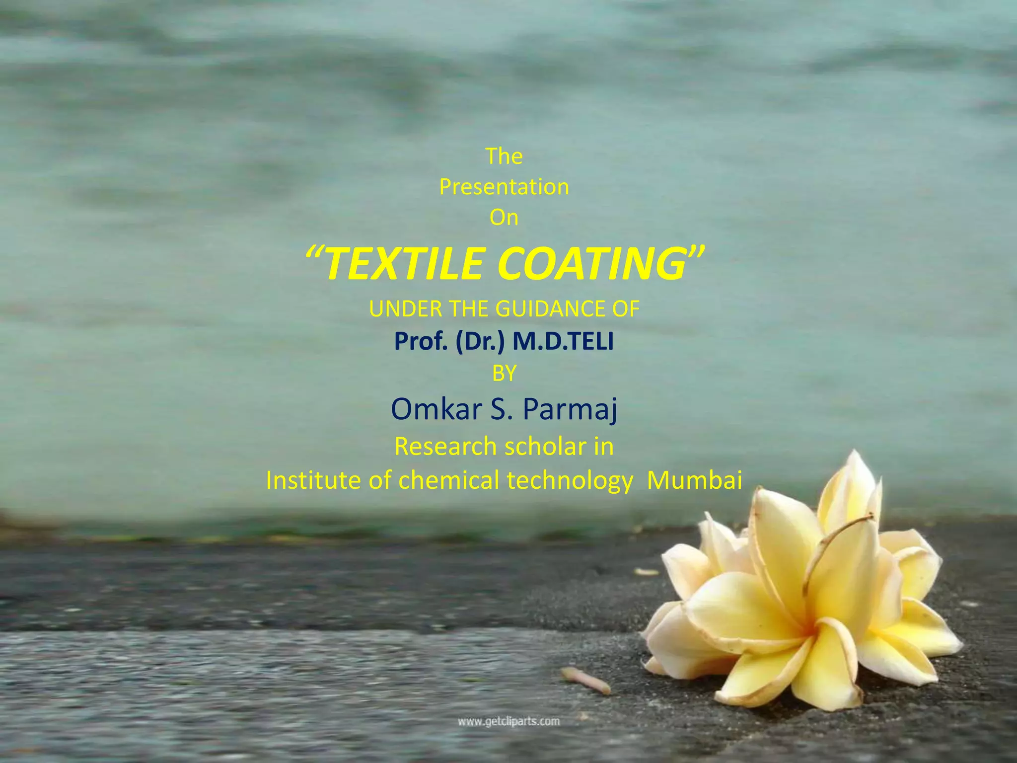 Textile coating | PPT