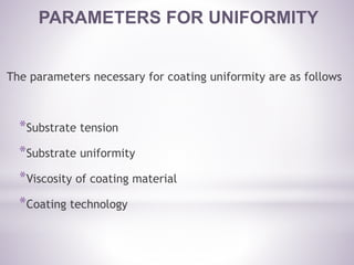 Textile coating | PPTX