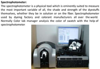 Textile coloration theory | PPTX