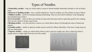 Textile conservation needle technique | PPTX
