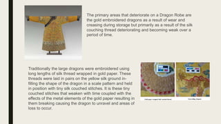 Textile conservation needle technique | PPTX