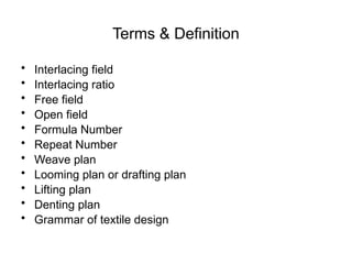 Introduction to Textile design and technology | PPTX