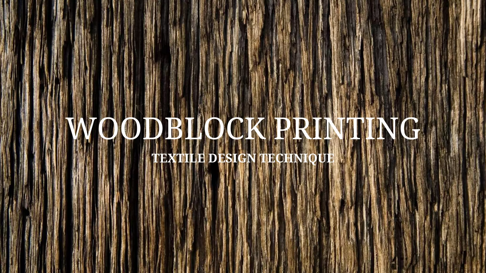 Textile Design Technique: Woodblock Printing | PPT
