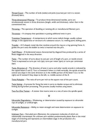 Textile dictionary | PDF