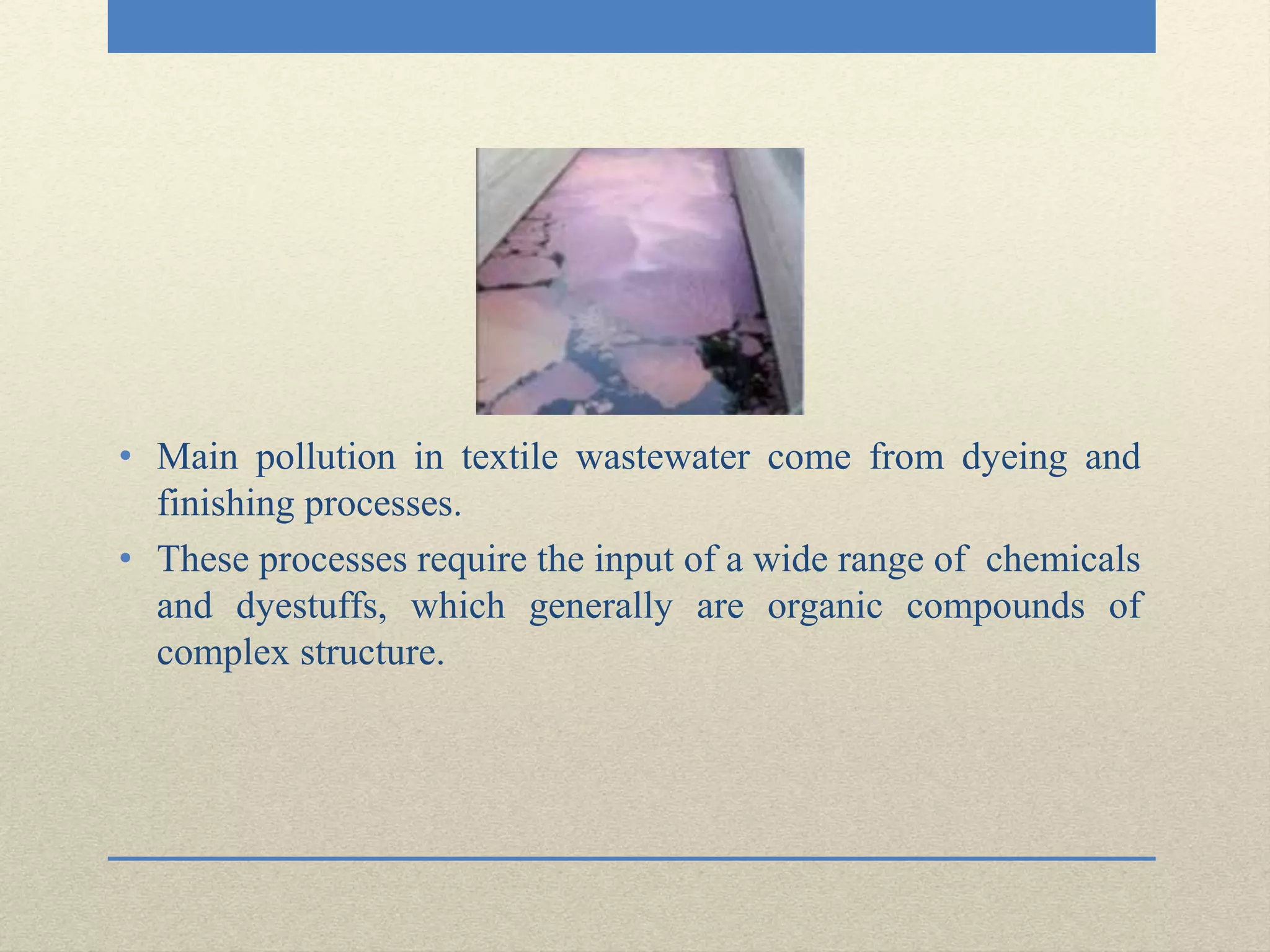 Textile dyeing industry: wastewater treatment and management | PPTX