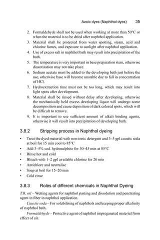 Textile dyes and dyeing by mahapatra, n. n | PDF
